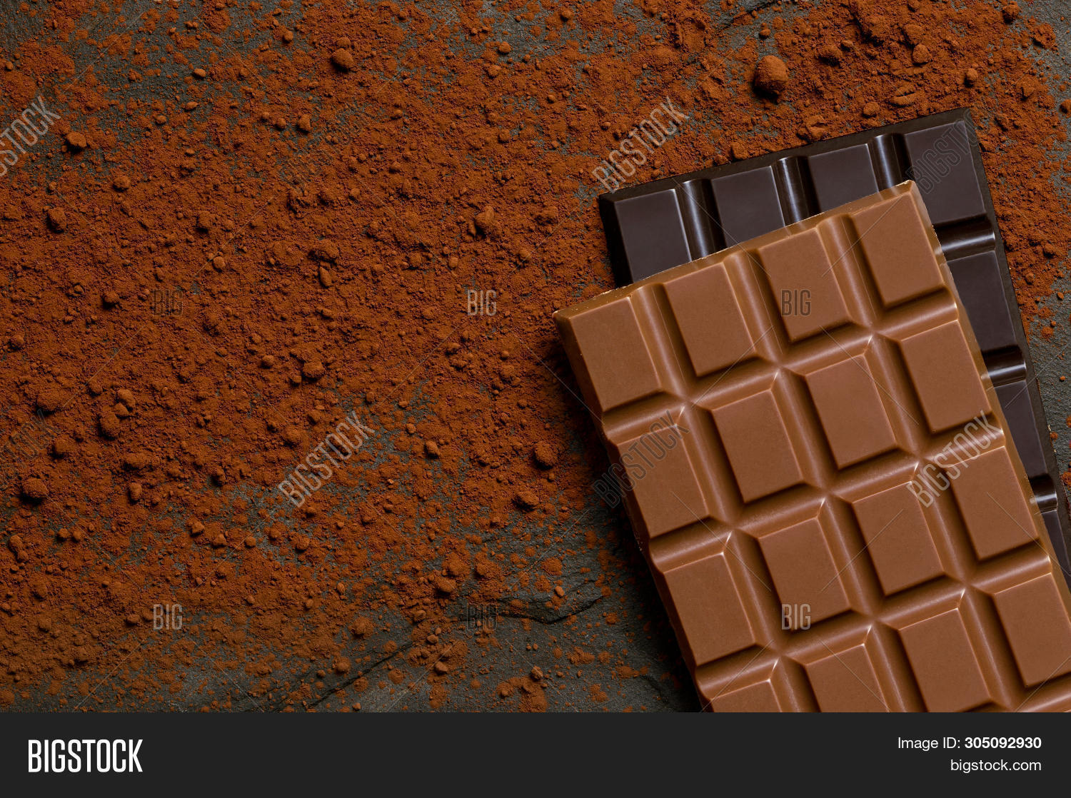 Slab Milk Chocolate On Image & Photo (Free Trial) | Bigstock