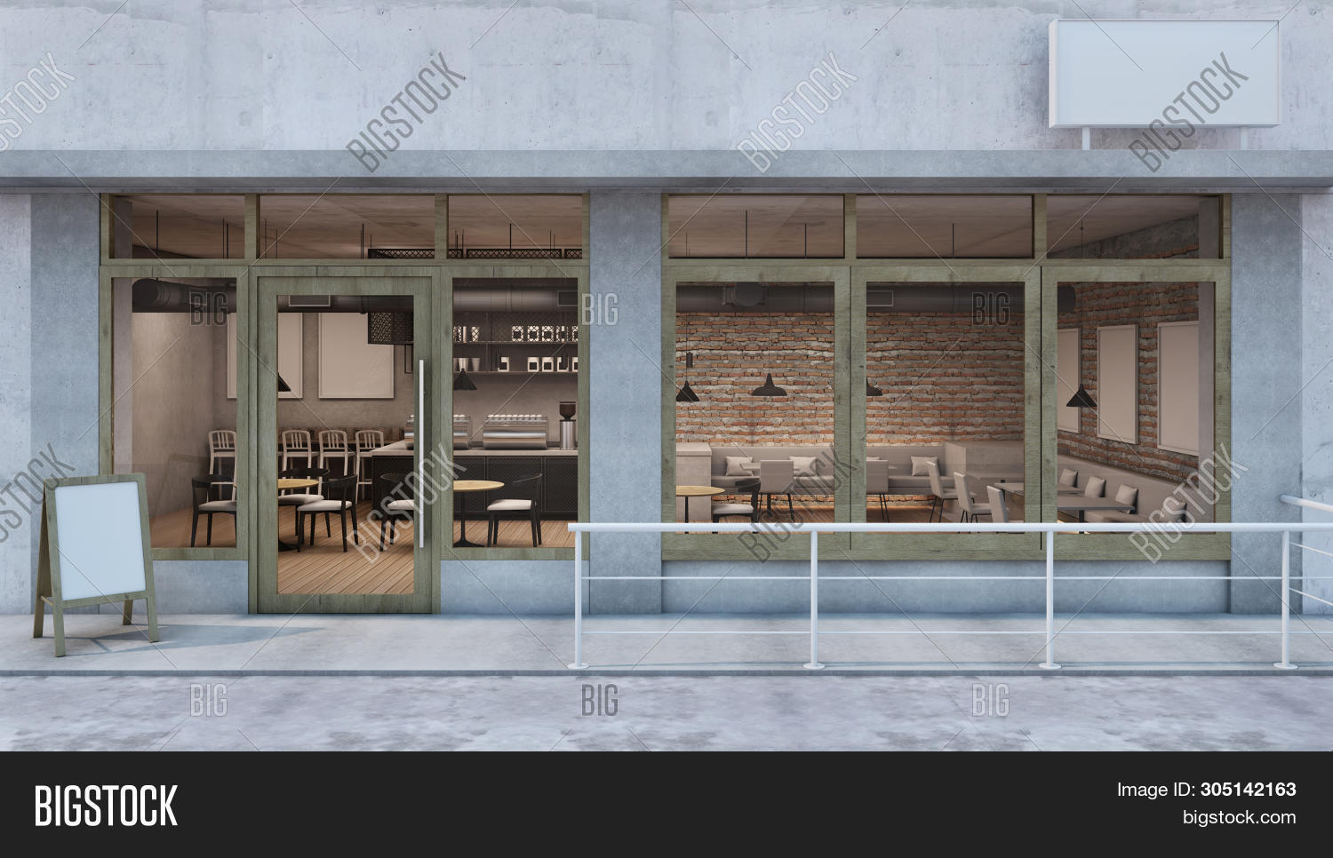 Front View Cafe Shop Image & Photo (Free Trial) | Bigstock