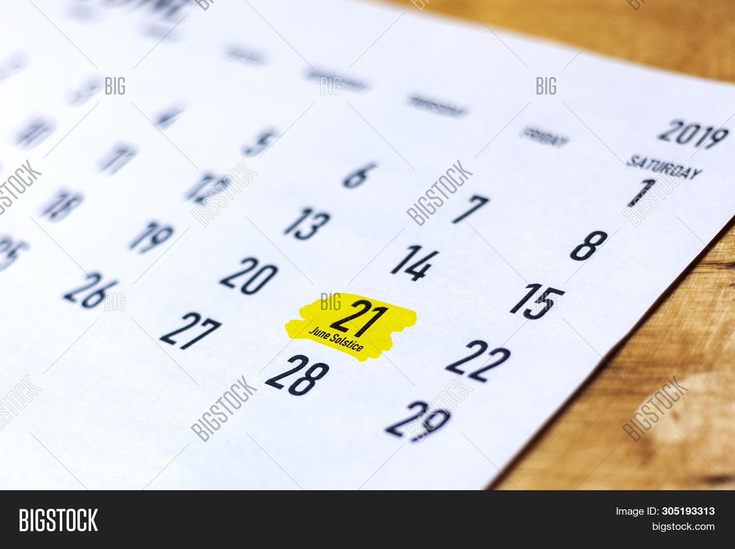 Calendar Marked Day Image & Photo (Free Trial) | Bigstock