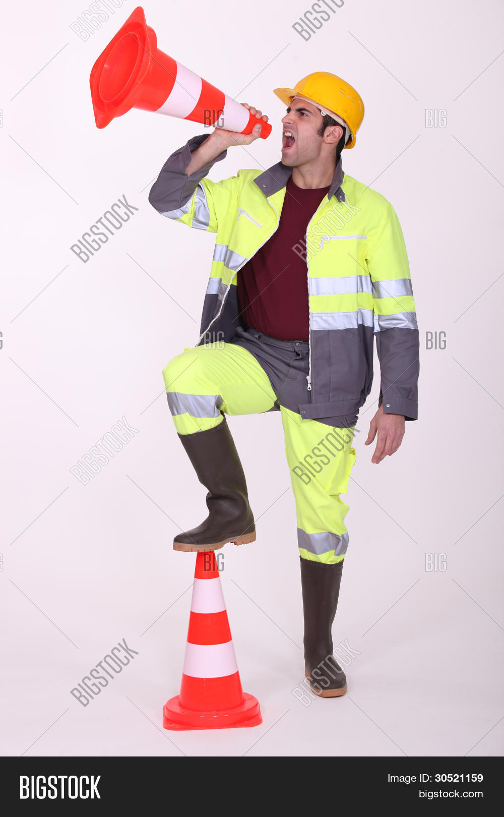 Foreman Screaming Image & Photo (Free Trial) | Bigstock