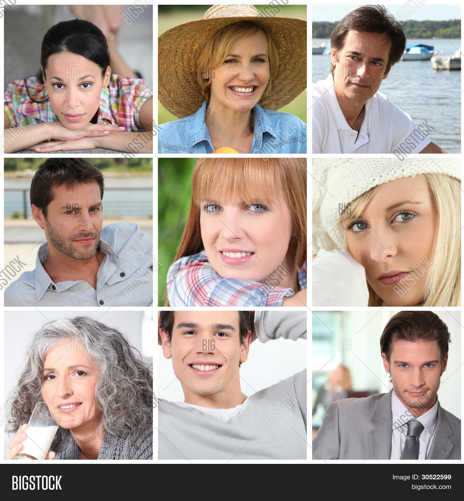 Front View Portraits Image & Photo (Free Trial) | Bigstock