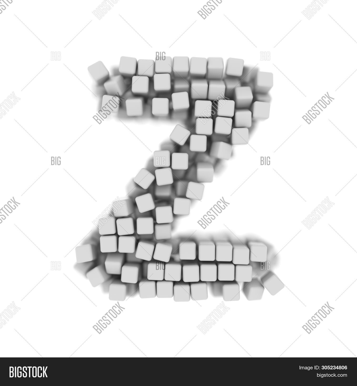 White Cube Letter Z - Image & Photo (Free Trial) | Bigstock