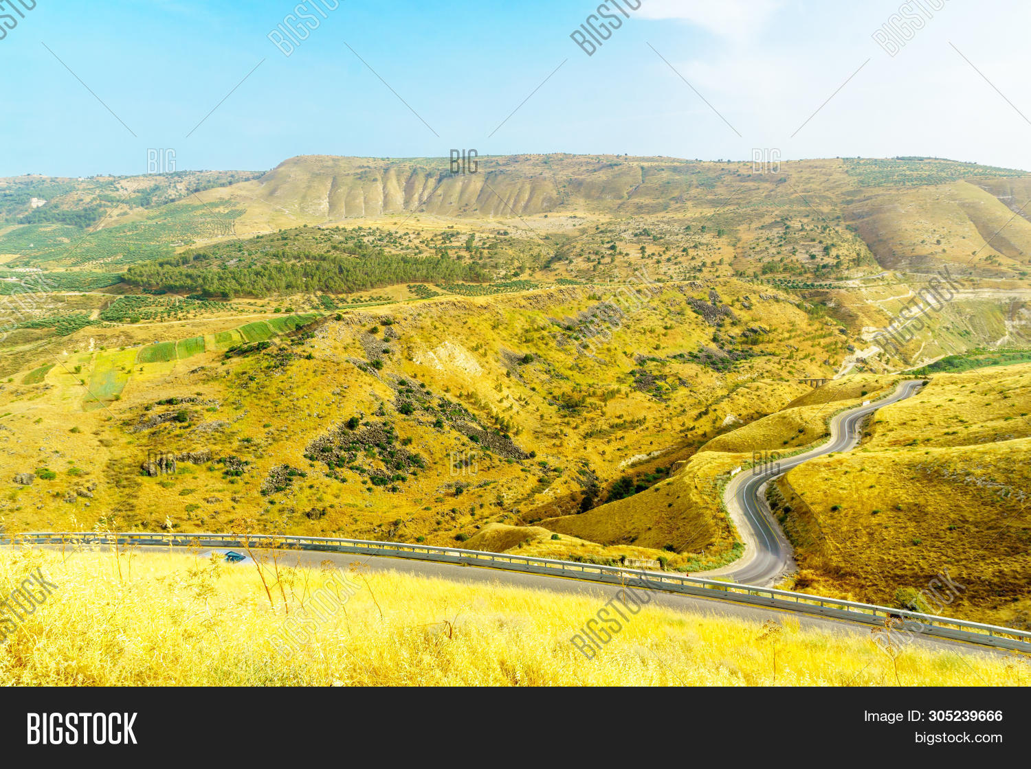 Landscape Golan Image & Photo (Free Trial) | Bigstock