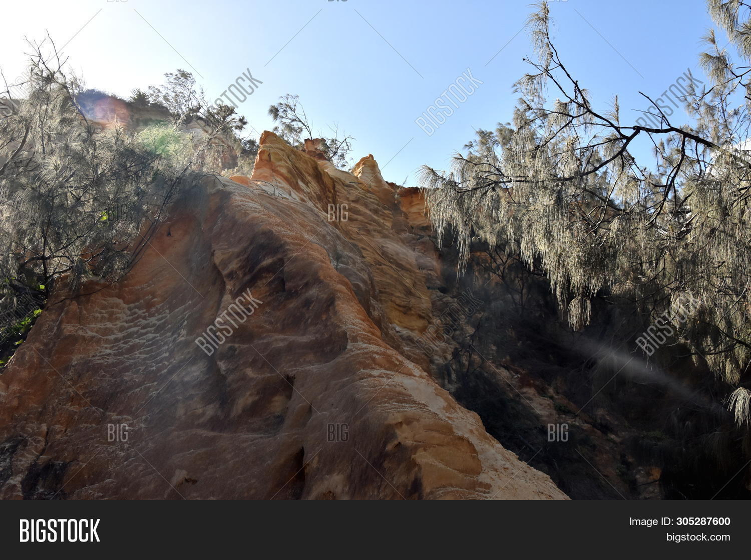 Coloured Sand Cliffs Image & Photo (Free Trial) | Bigstock