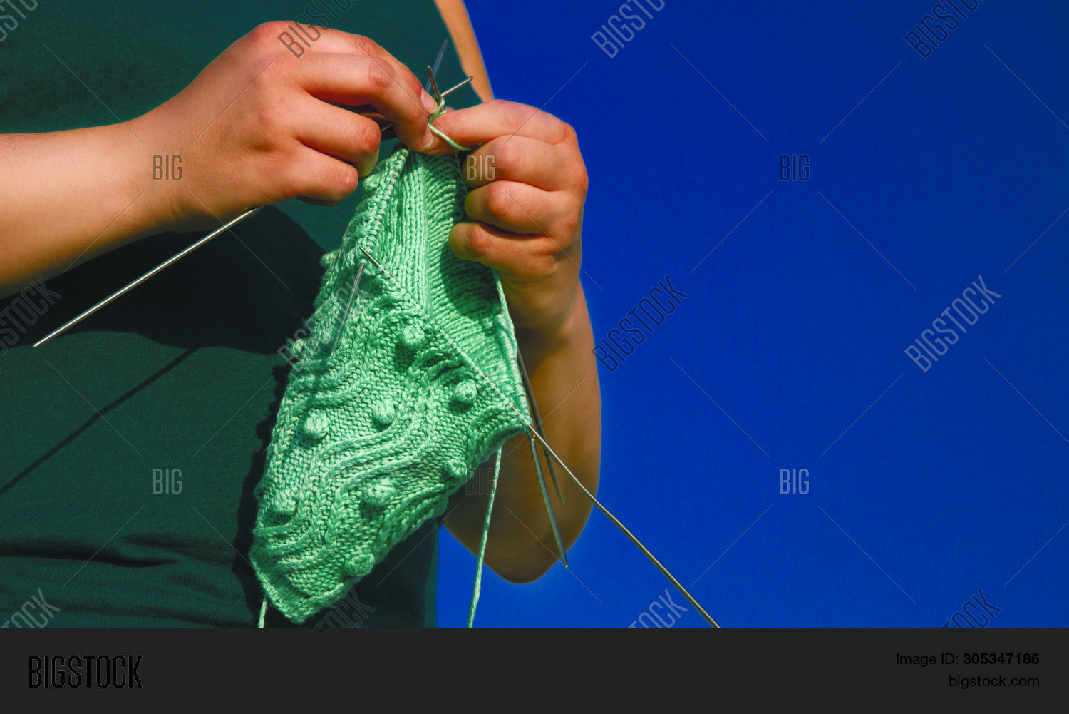 Female Hands Knitting Image & Photo (Free Trial) | Bigstock