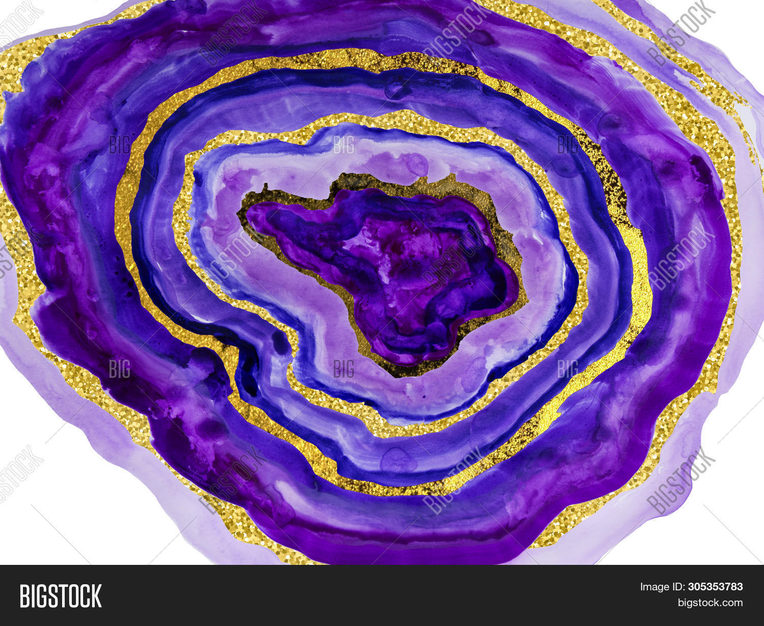 Purple Agate. Stone Image & Photo (Free Trial) | Bigstock