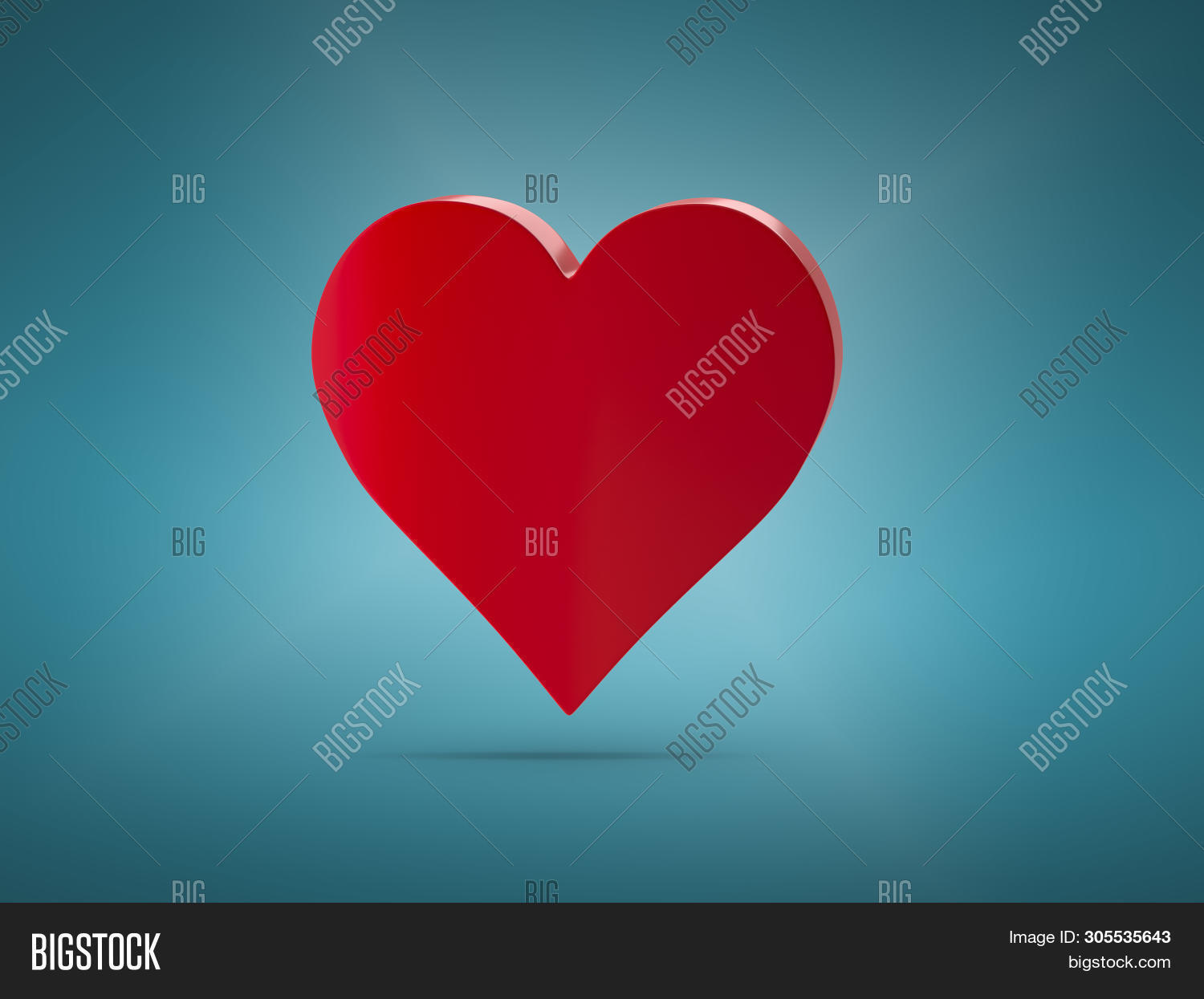 Red Heart. Symbol Love Image & Photo (Free Trial) | Bigstock