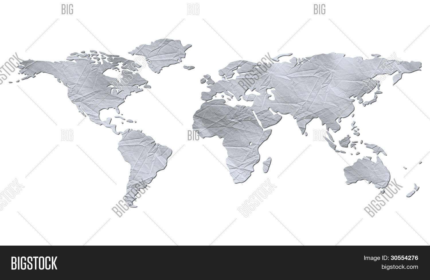 World Map Crumpled Image & Photo (Free Trial) | Bigstock