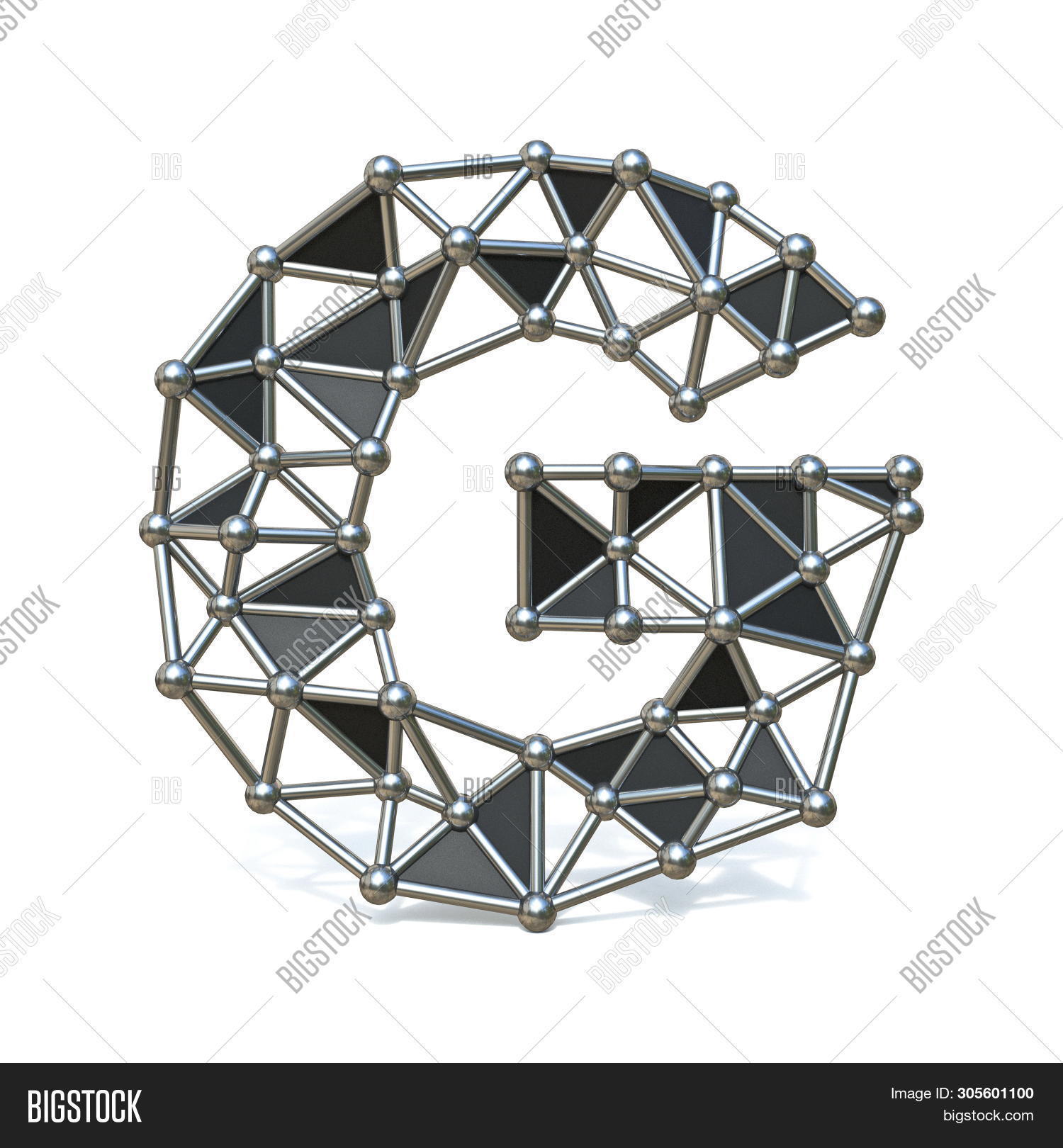 Wire Low Poly Black Image & Photo (Free Trial) | Bigstock