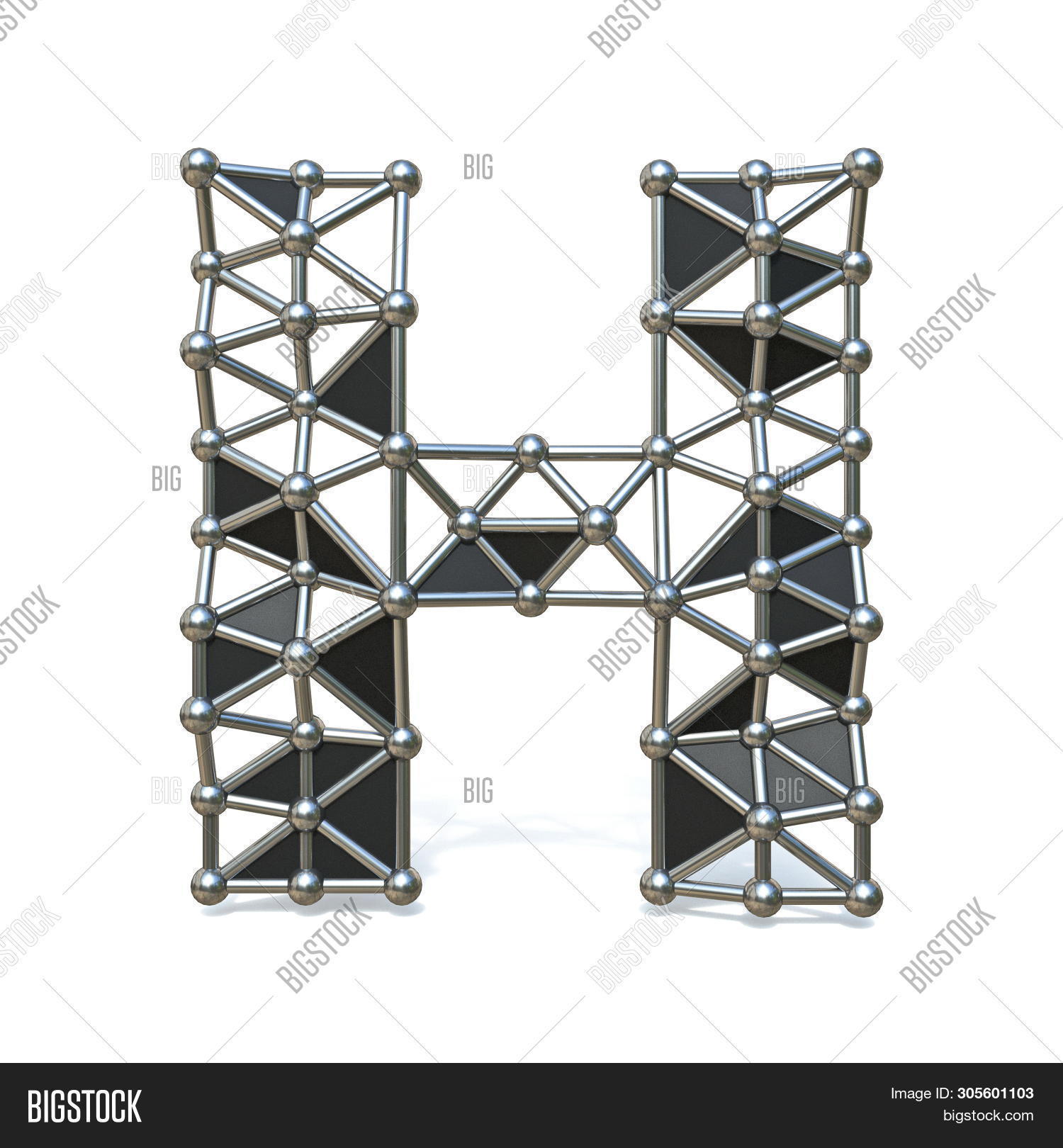 Wire Low Poly Black Image & Photo (Free Trial) | Bigstock
