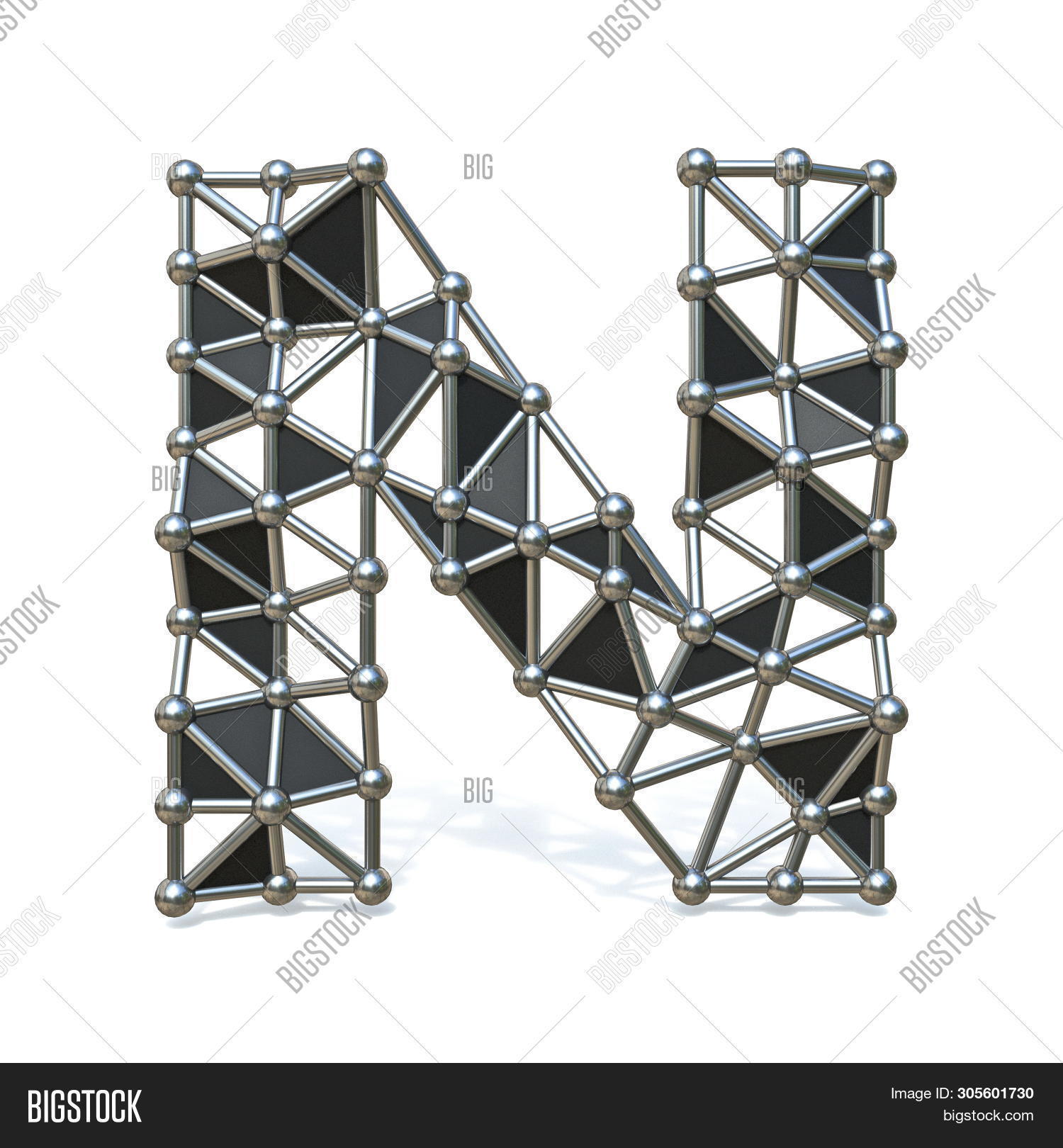 Wire Low Poly Black Image & Photo (Free Trial) | Bigstock