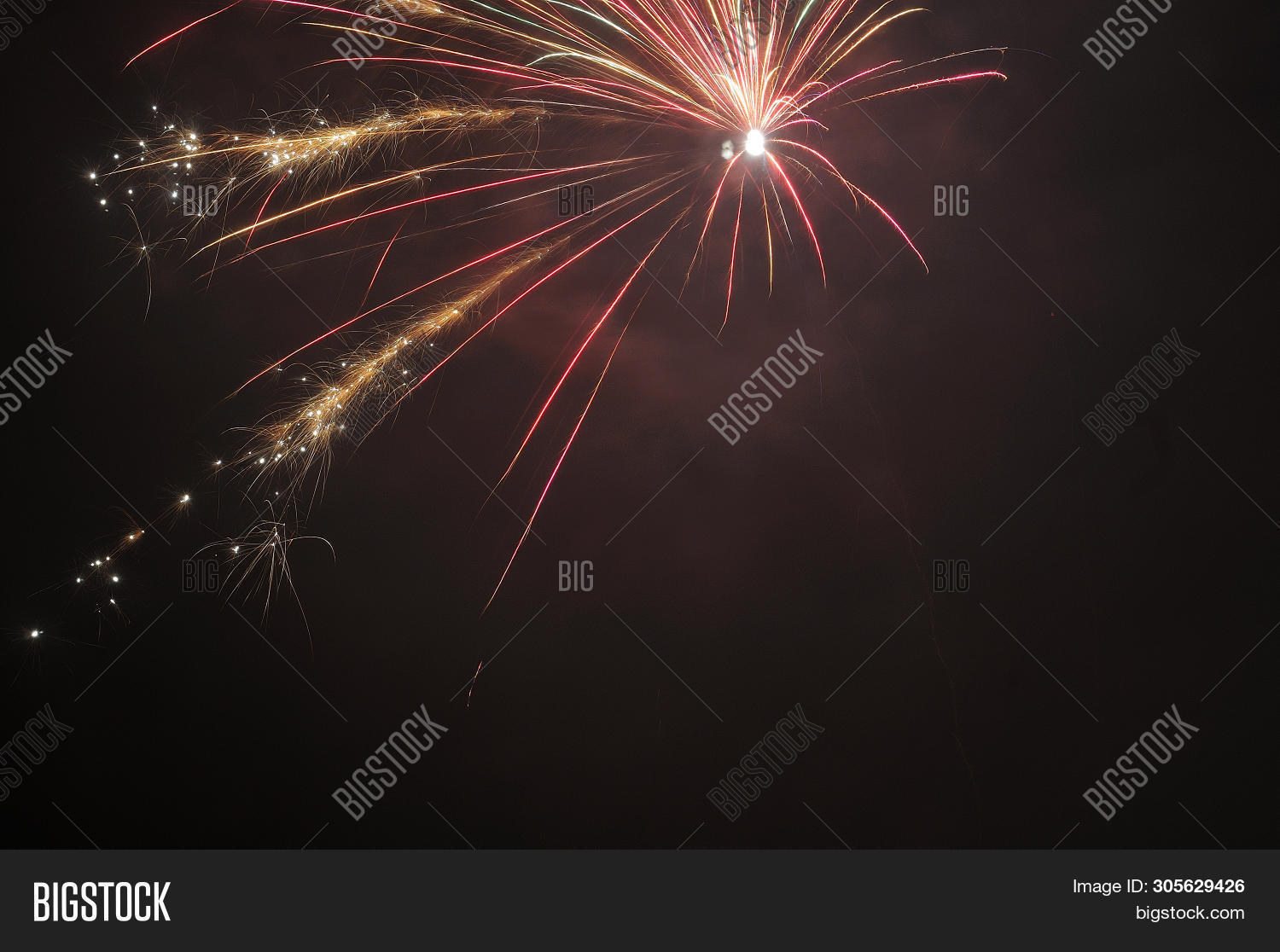 Single Skyrocket Image & Photo (Free Trial) | Bigstock