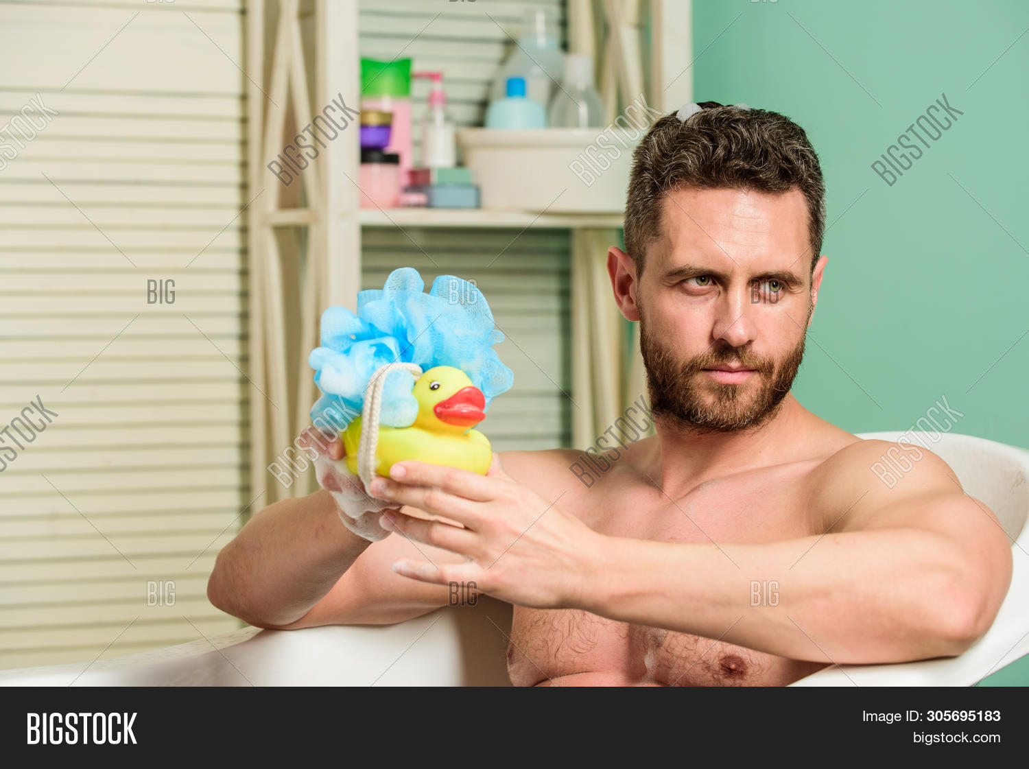 Taking Bath Soap Suds Image & Photo (Free Trial) | Bigstock