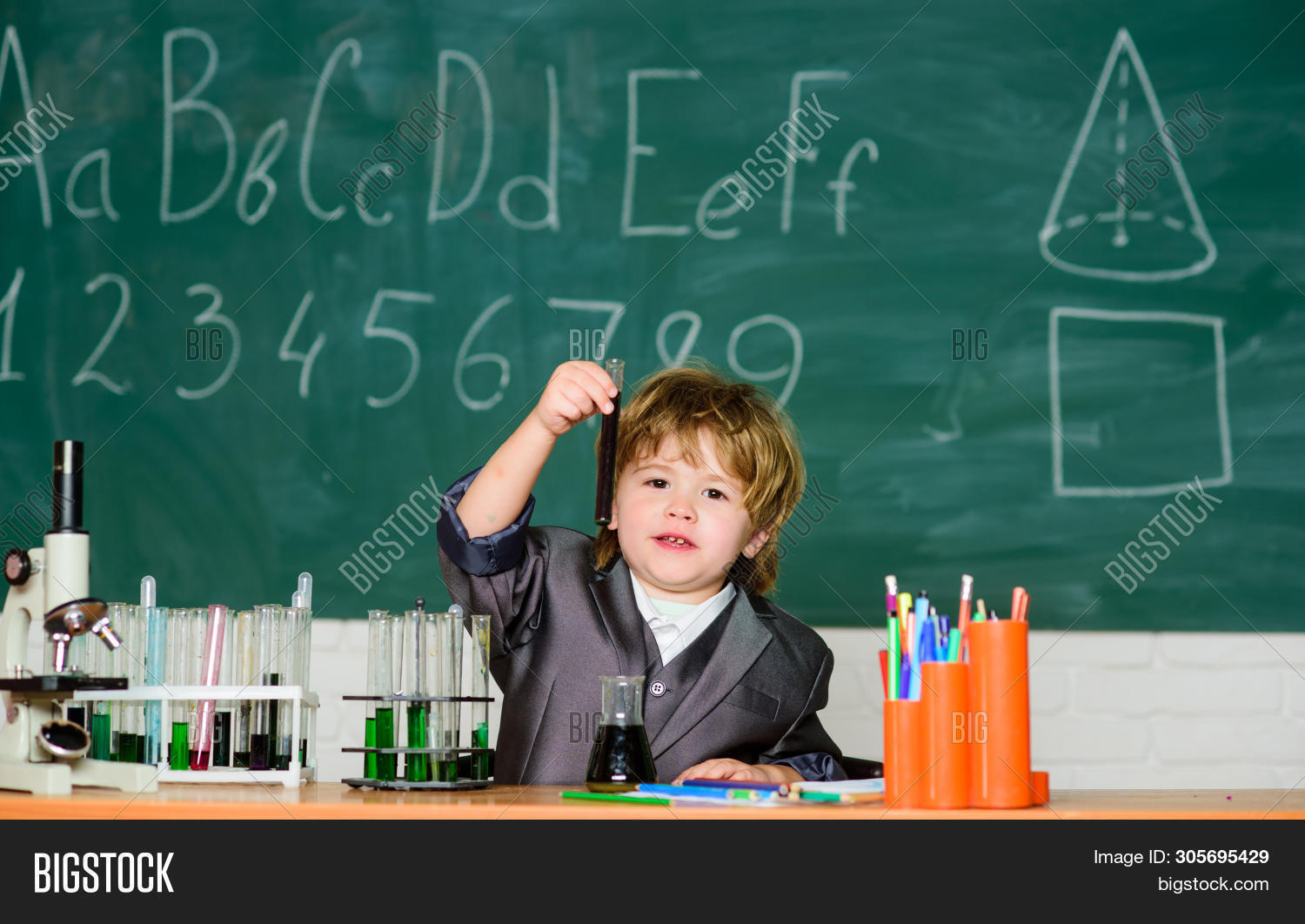 Kid Study Biology Image & Photo (Free Trial) | Bigstock