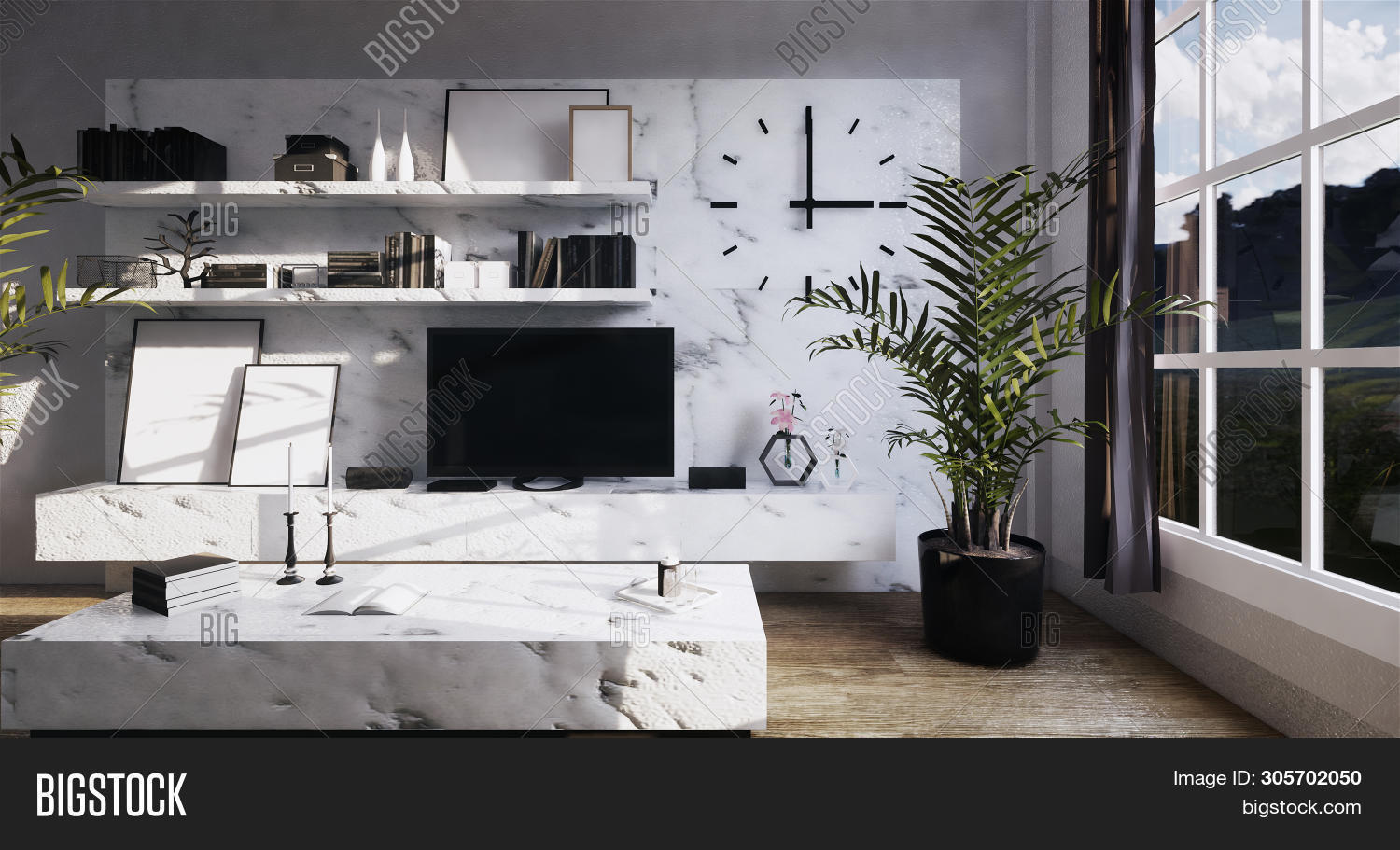 Modern Tv On Granite Image & Photo (Free Trial) | Bigstock