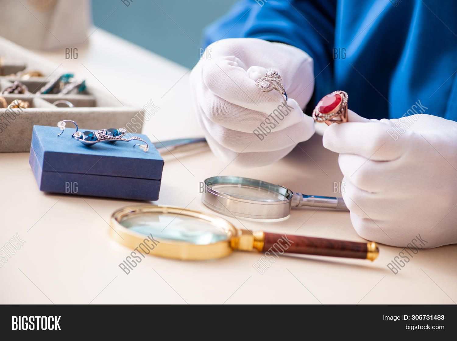 Young Jeweler Working Image & Photo (Free Trial) | Bigstock