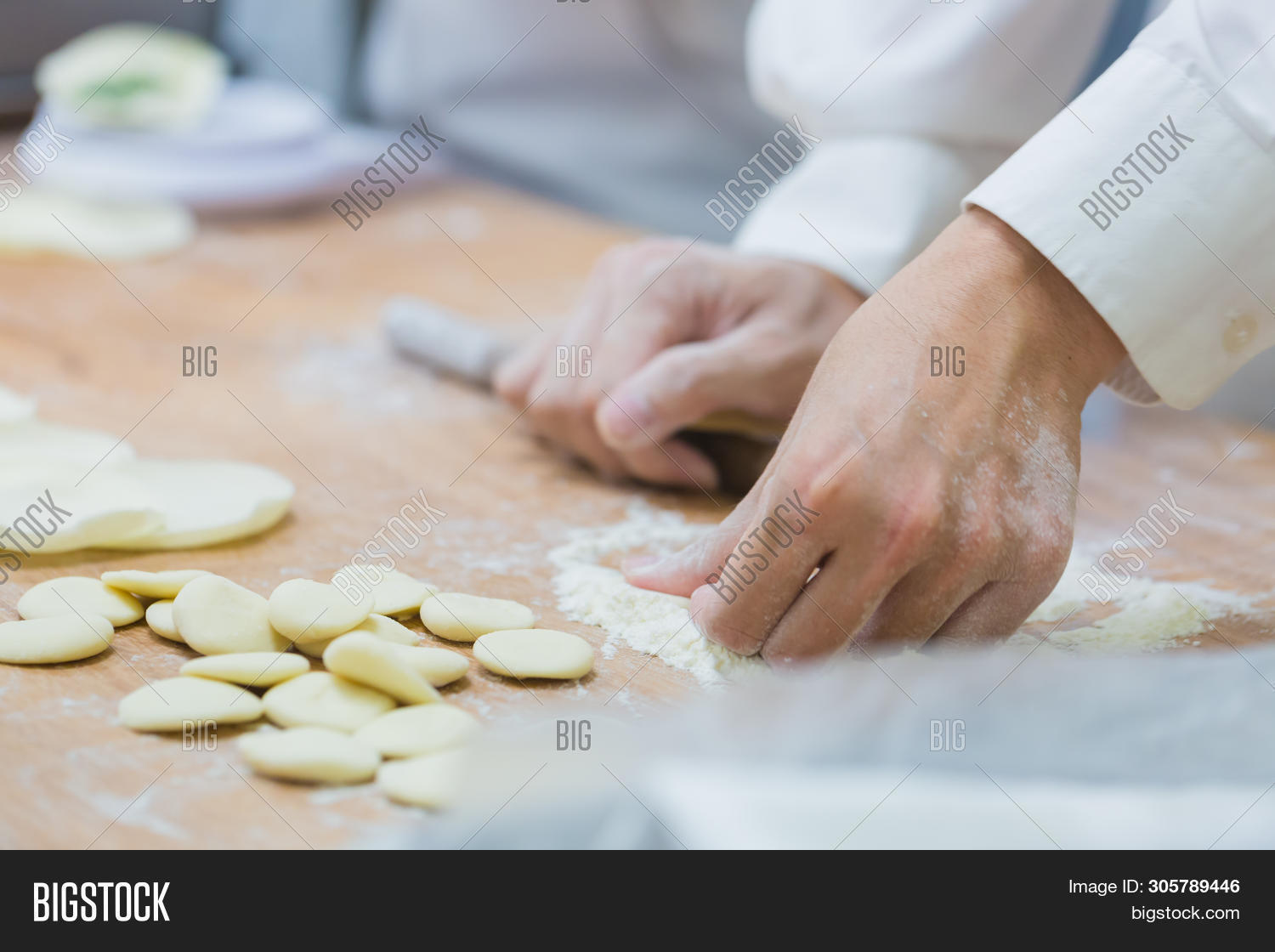 Dim Sum Chefs Working Image & Photo (Free Trial) | Bigstock