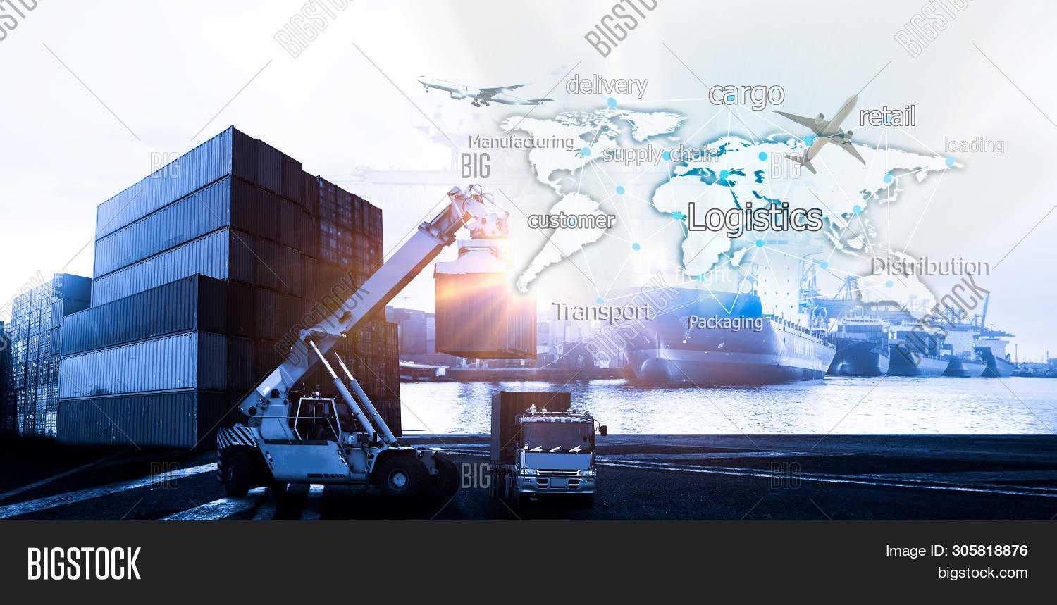 World Map Logistic Image & Photo (Free Trial) | Bigstock