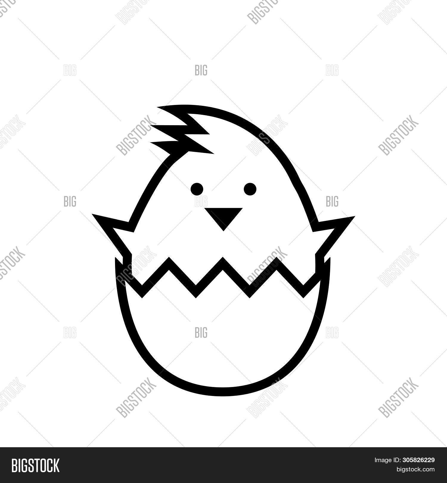 Easter Chicken Icon. Image & Photo (Free Trial) | Bigstock