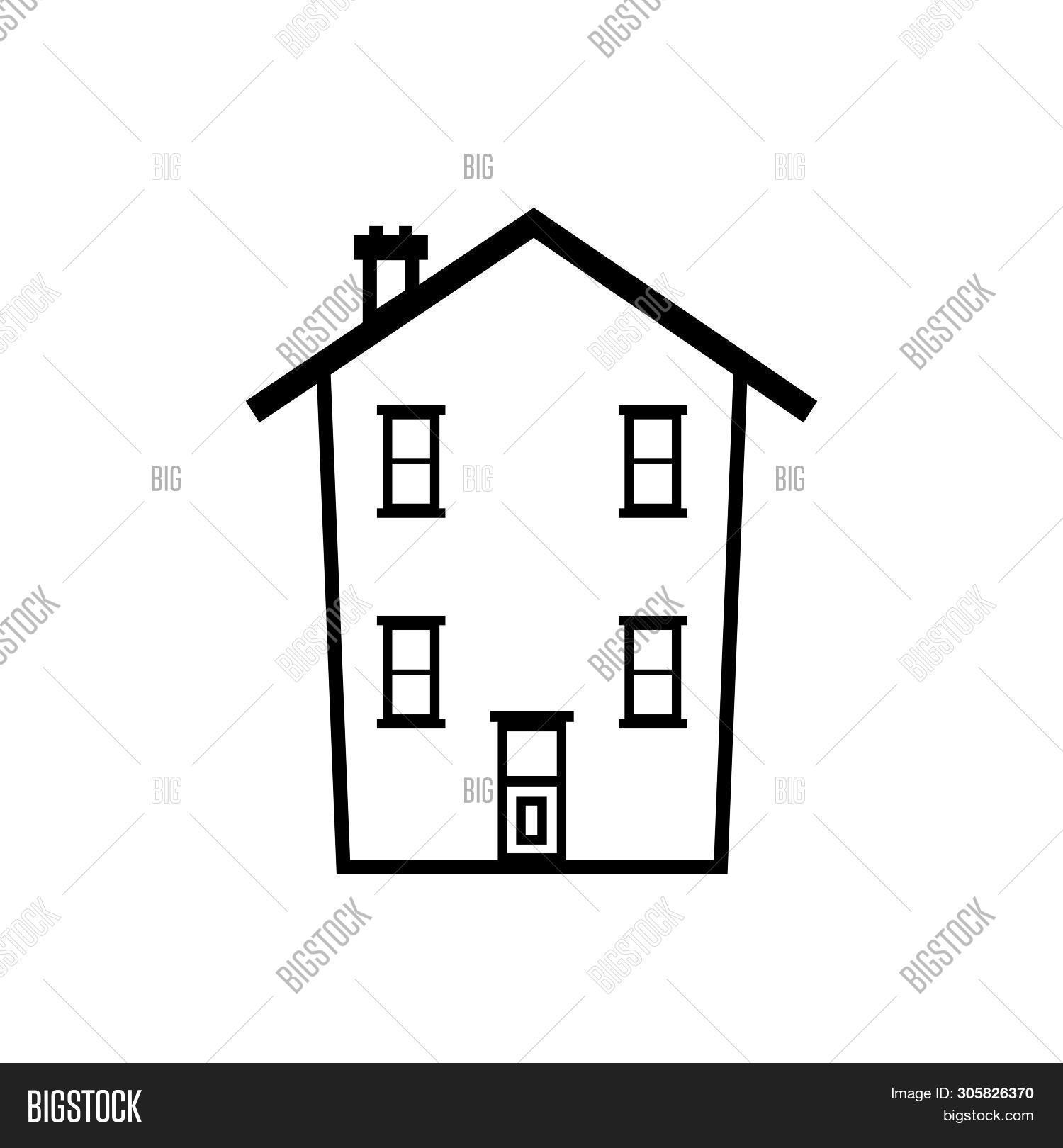 Brick Two-storey House Image & Photo (Free Trial) | Bigstock
