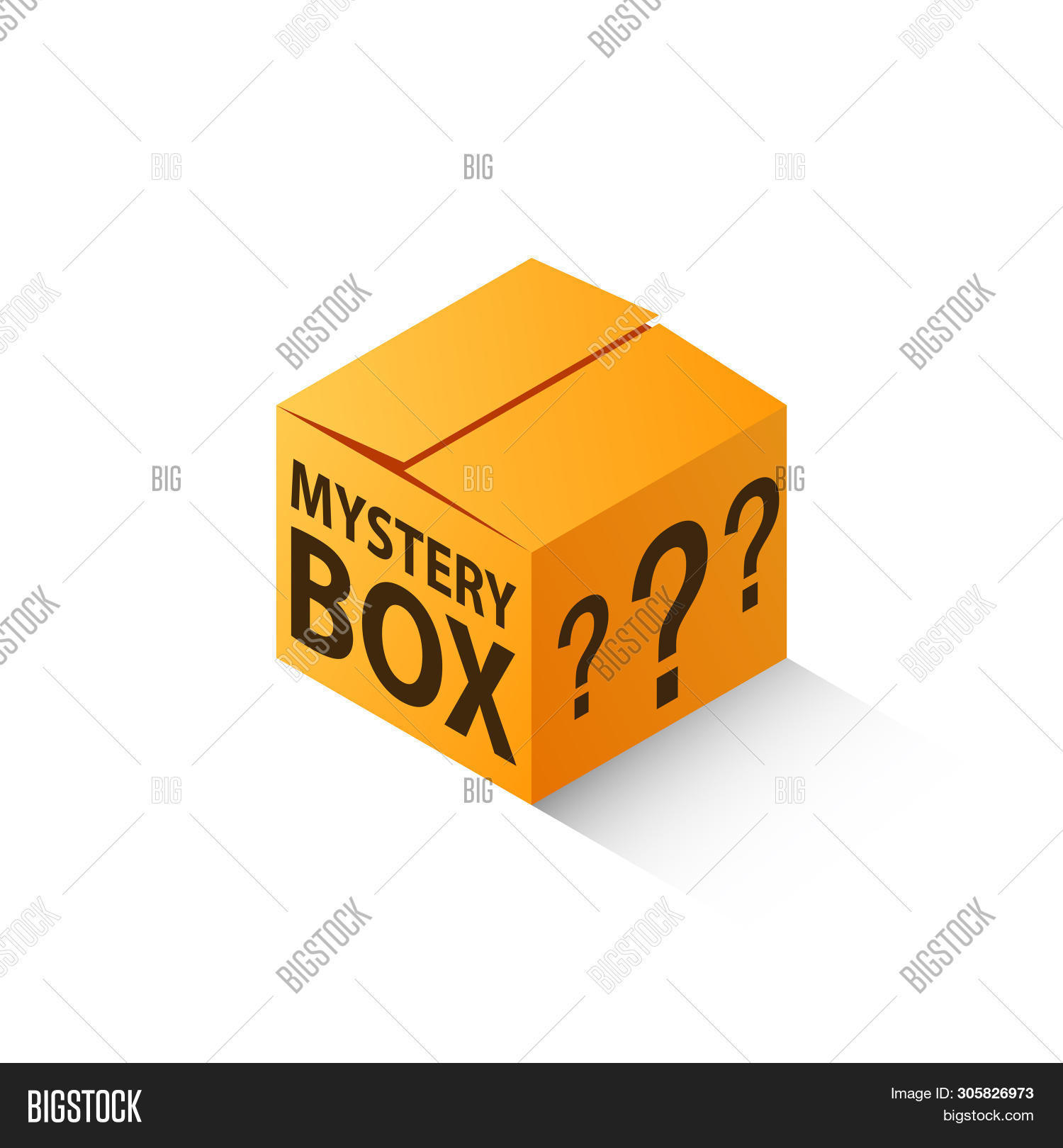 Mystery Box Isometric Image & Photo (Free Trial) | Bigstock