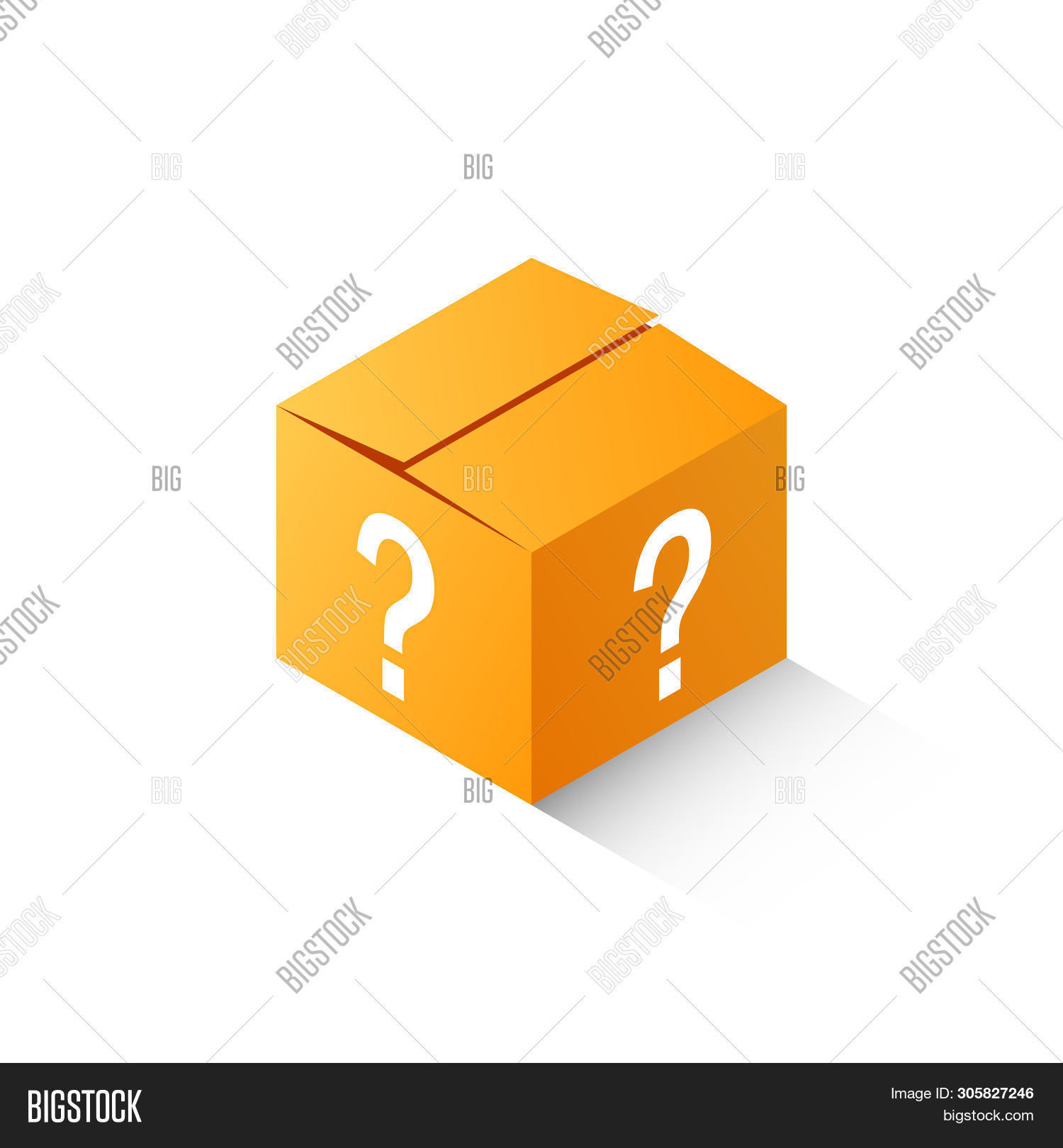 Lucky Box Isometric Image & Photo (Free Trial) | Bigstock