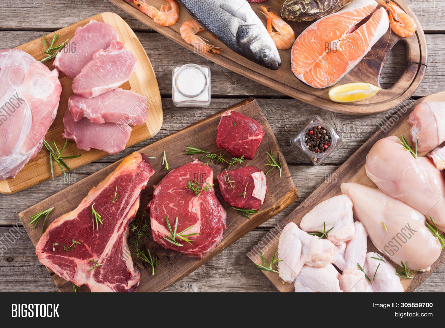 Assortment Meat Image & Photo (Free Trial) | Bigstock