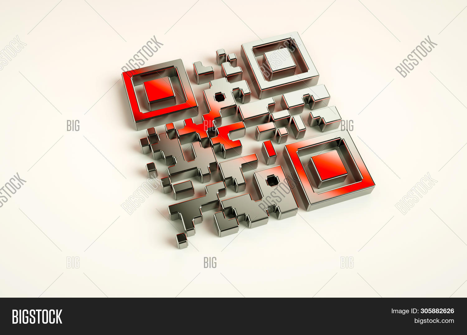 Silver Qr Code Image & Photo (Free Trial) | Bigstock