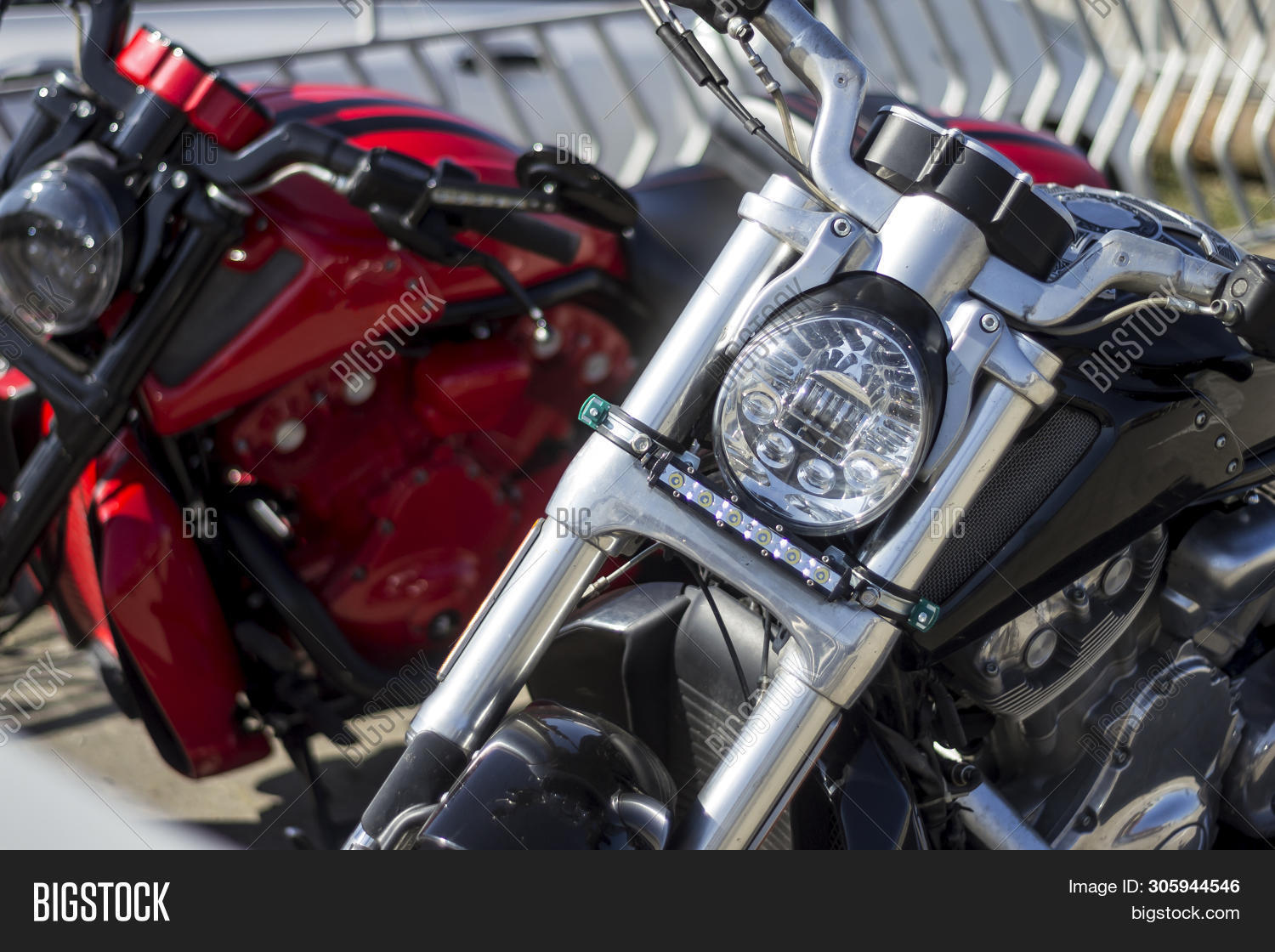 Motorcycles Red Black Image & Photo (Free Trial) | Bigstock