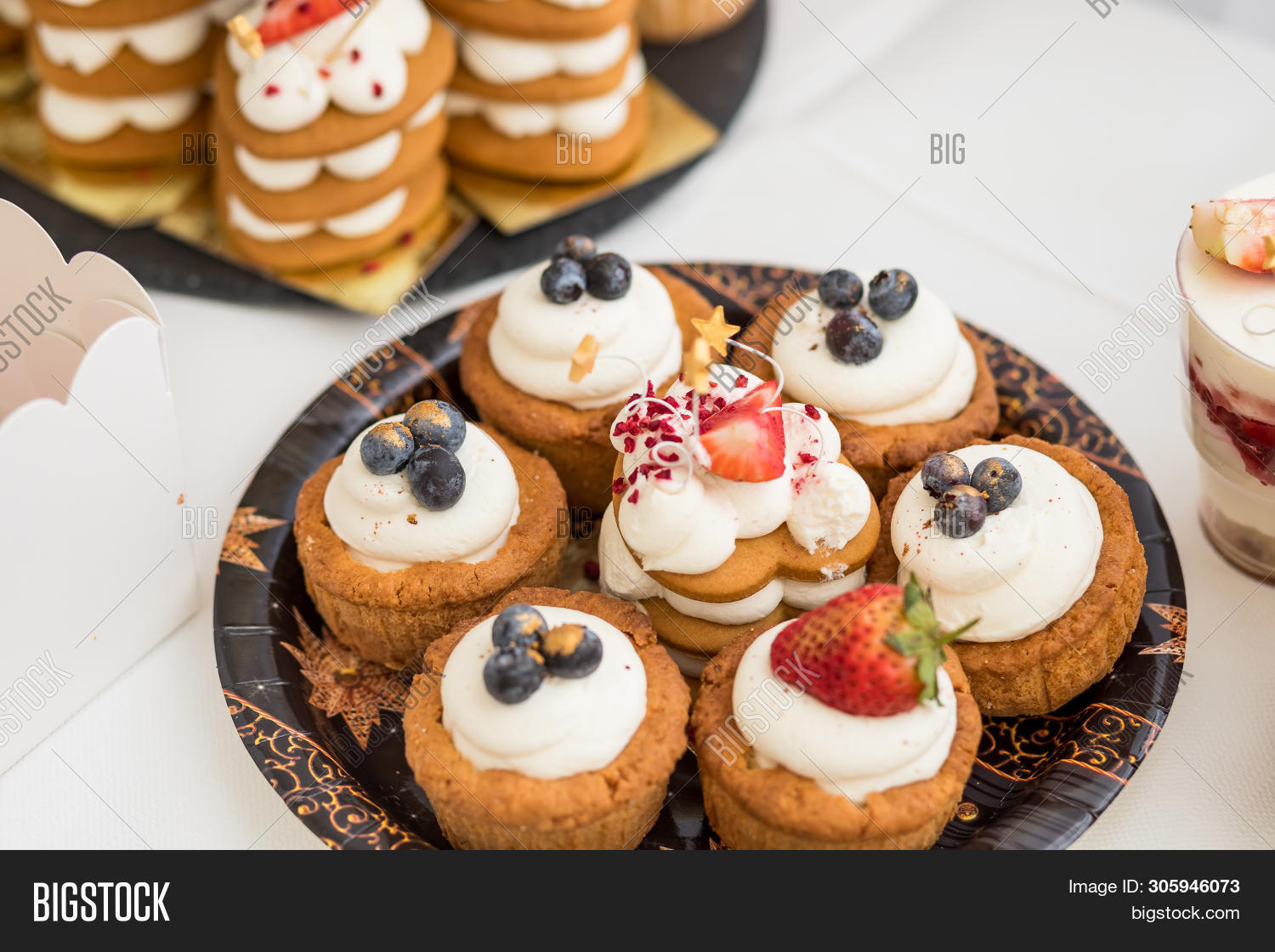 Various Mini Cakes. Image & Photo (Free Trial) | Bigstock