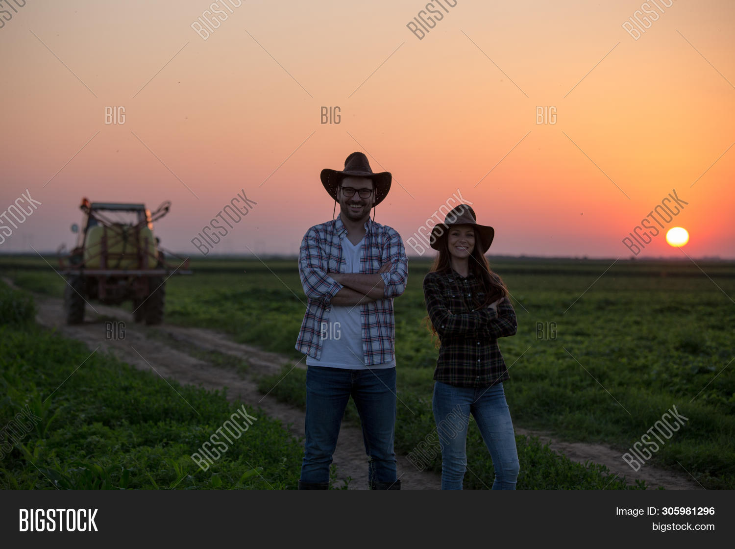 Two Farmers Standing Image & Photo (Free Trial) | Bigstock