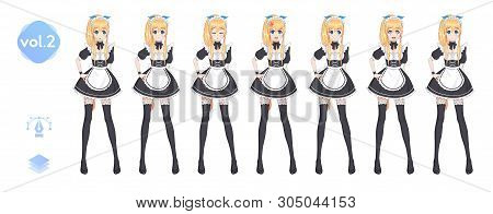 Anime Manga Girl, Vector & Photo (Free Trial) | Bigstock