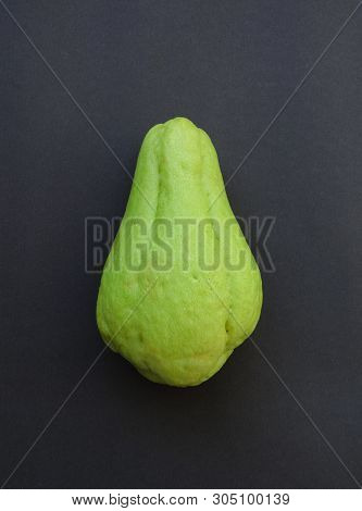 Single Chayote On Dark Image & Photo (Free Trial) | Bigstock