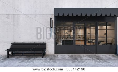 Front View Cafe Shop Image & Photo (Free Trial) | Bigstock