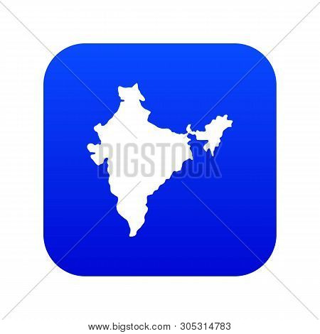 Indian Map Icon Vector & Photo (Free Trial) | Bigstock
