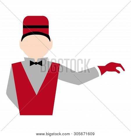 Valet Silhouette Vector & Photo (Free Trial) | Bigstock