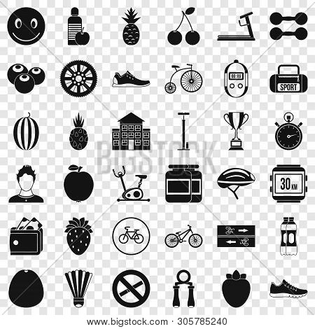 Strength Icons Set. Vector & Photo (Free Trial) | Bigstock