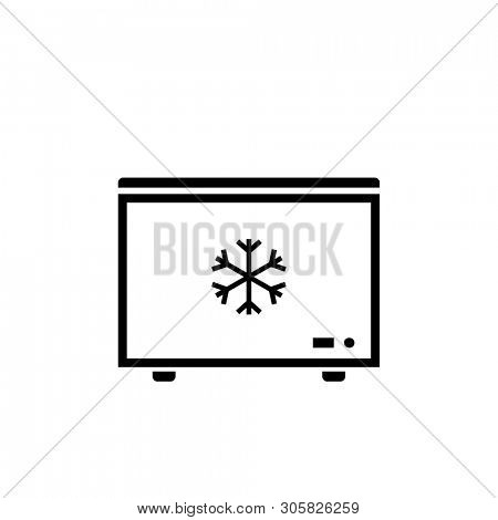 Deep Freezer Outline Image & Photo (Free Trial) | Bigstock