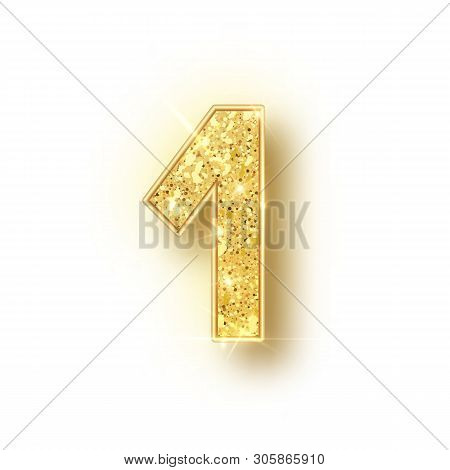 Gold Glitter Alphabet Vector & Photo (Free Trial) | Bigstock