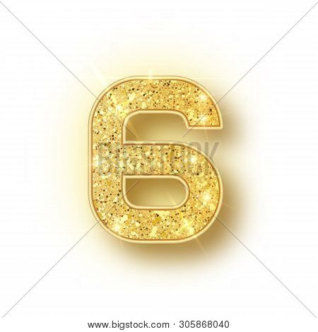Gold Glitter Alphabet Vector & Photo (Free Trial) | Bigstock