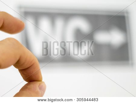Wc Hand Sign Symbol Image & Photo (Free Trial) | Bigstock