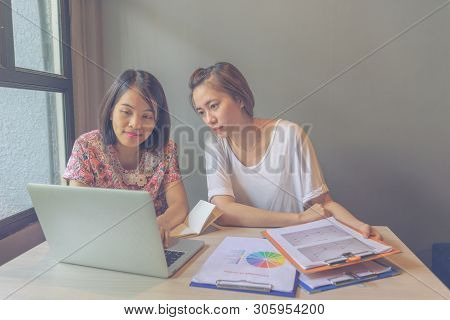 Two Young Office Girl Image & Photo (Free Trial) | Bigstock