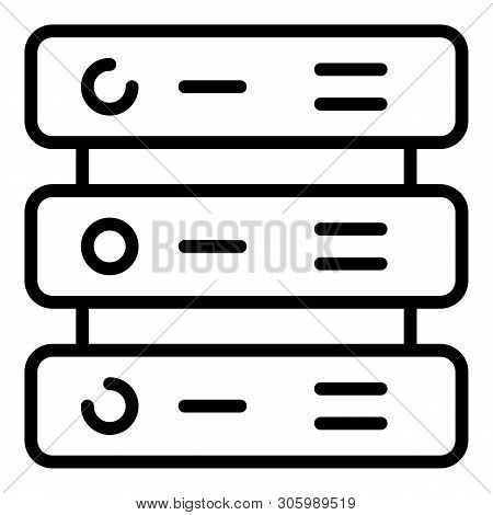 Server Cluster Icon. Vector & Photo (Free Trial) | Bigstock