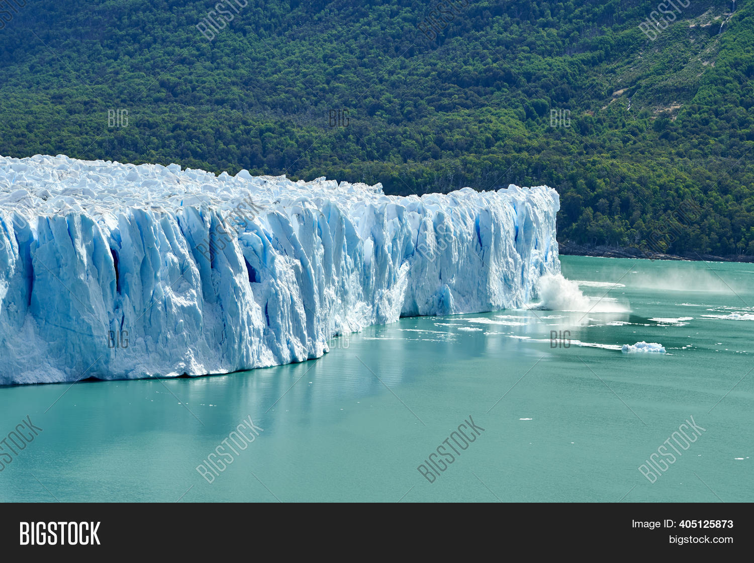 Blue Ice Calving Image & Photo (Free Trial) | Bigstock