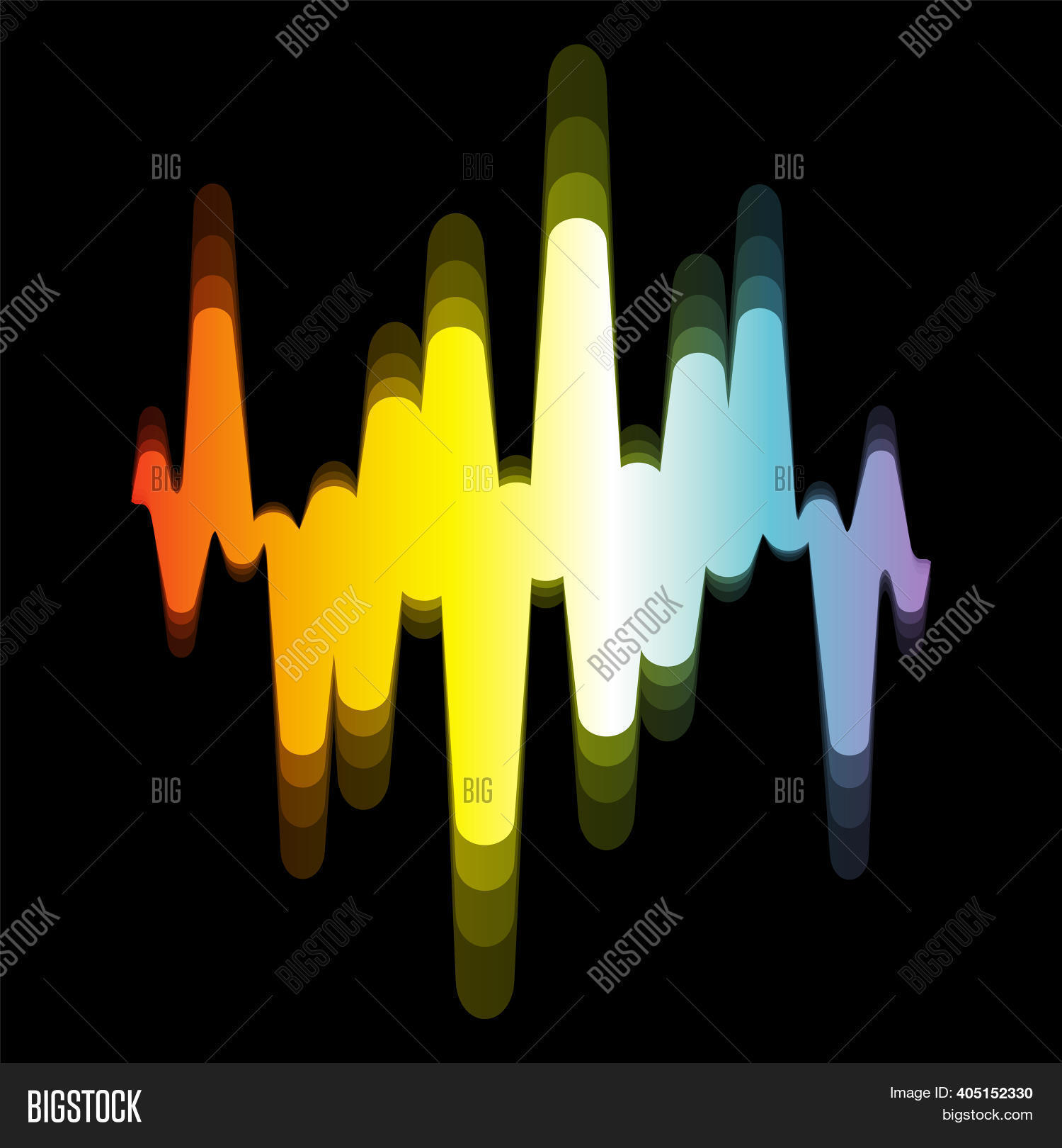 Spectrum Sound Wave Image & Photo (Free Trial) | Bigstock