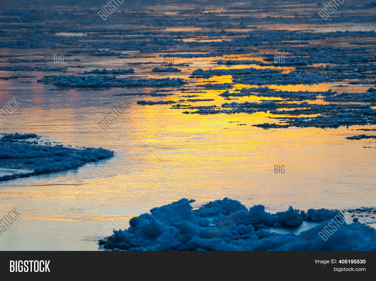 Melting Ice Flowing On Image & Photo (Free Trial) | Bigstock