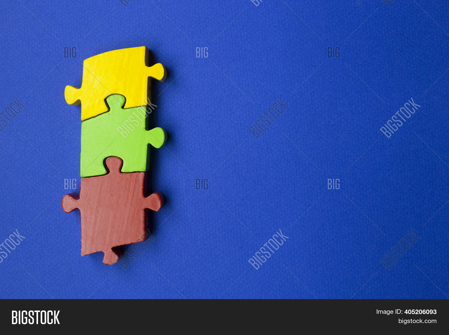 Three Puzzle Pieces Image & Photo (Free Trial) | Bigstock