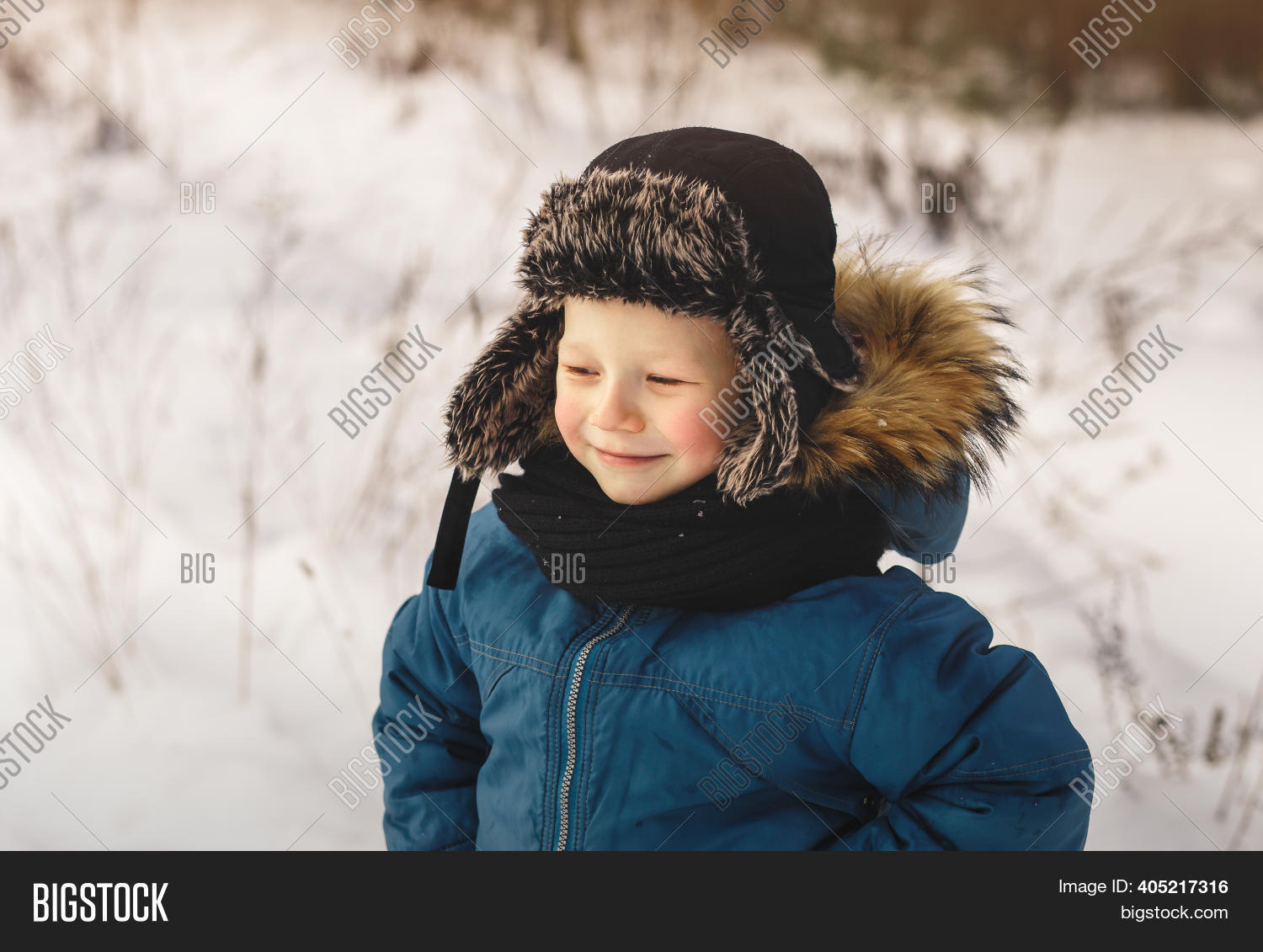 Portrait Cute Boy Hat Image & Photo (Free Trial) | Bigstock