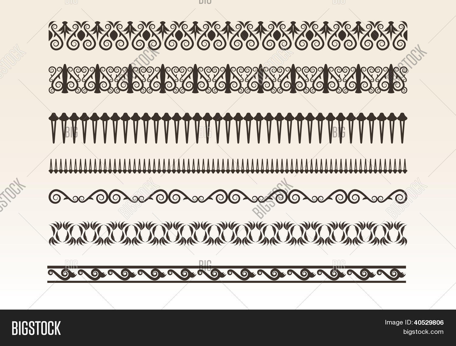 Decorative Borders Vector & Photo (Free Trial) | Bigstock