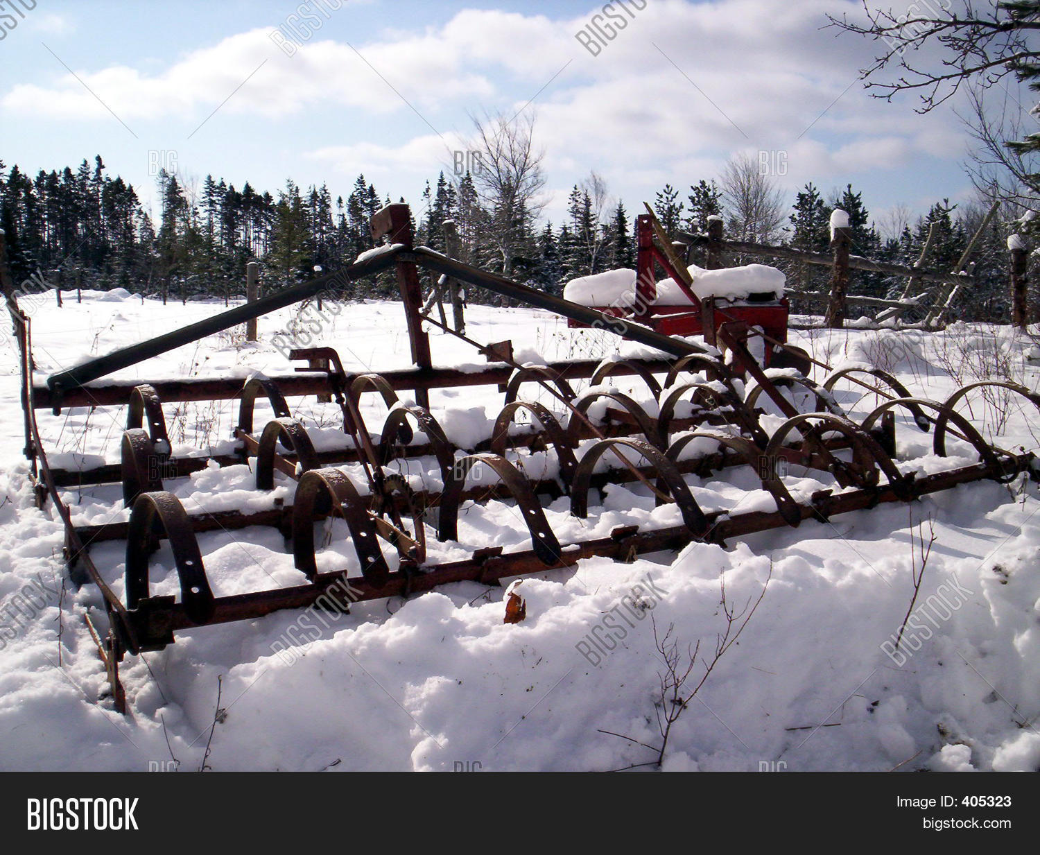 Old Farm Harrow Image & Photo (Free Trial) | Bigstock